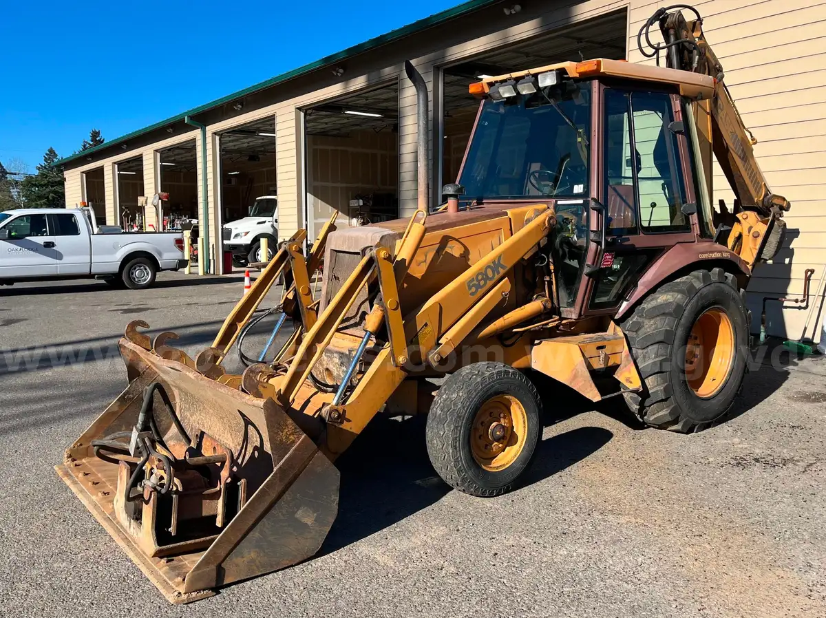 1990 Case 580K Backhoe | AllSurplus