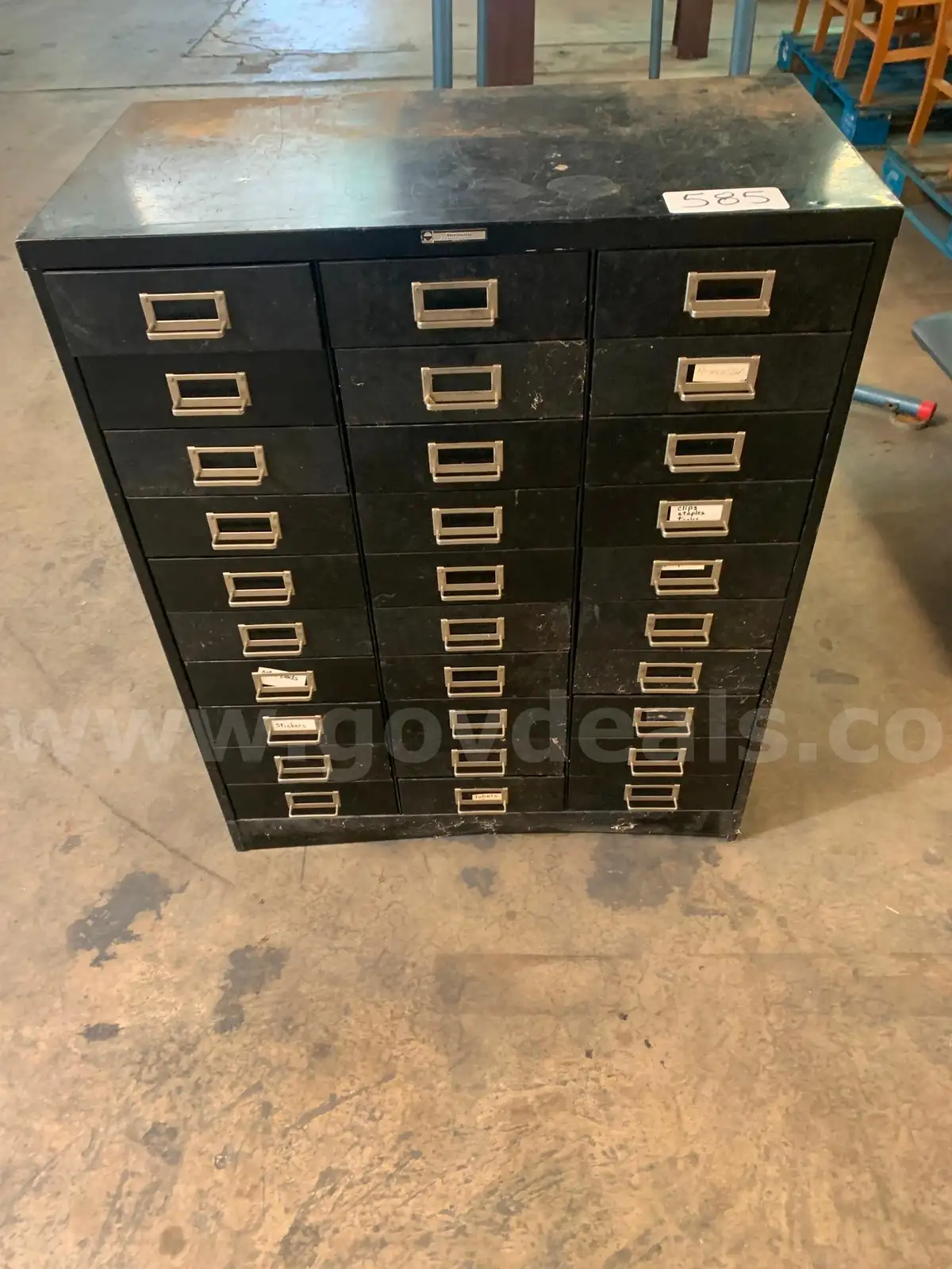 Nuts and Bolts storage Metal Cabinet | AllSurplus