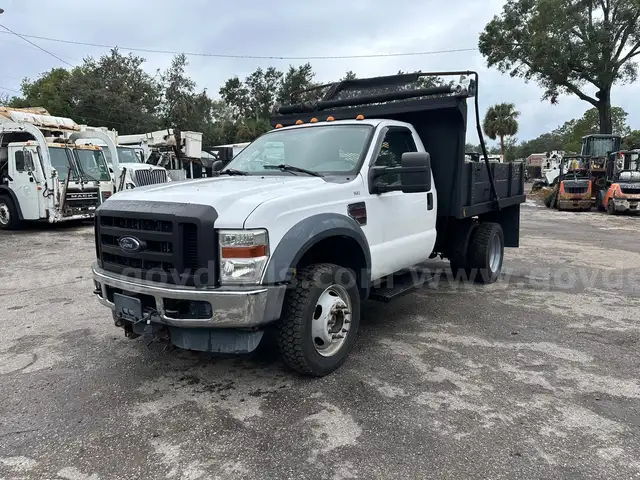2009 Ford F-450 4X4 SD S/A Dump Truck | GovDeals