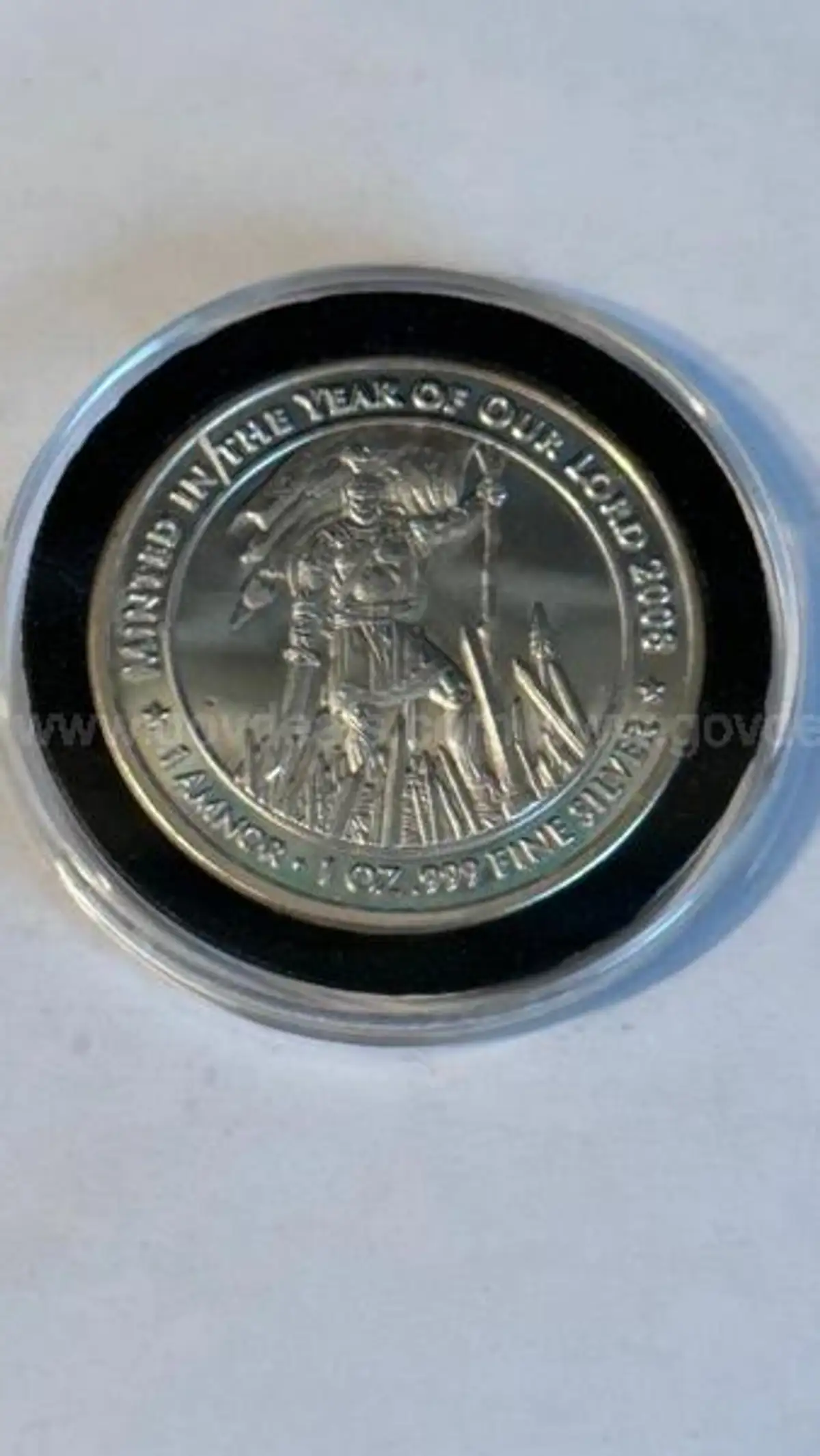 2008 LDS Mormon Captain Moroni 1oz .999 Fine Silver Coin | AllSurplus