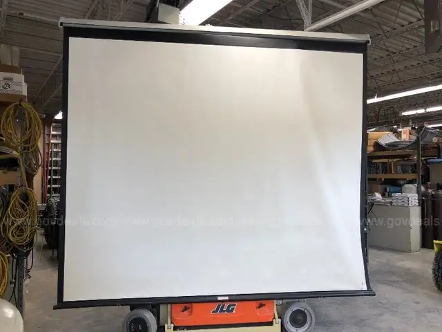 Da-Lite Model C projector screen | GovDeals