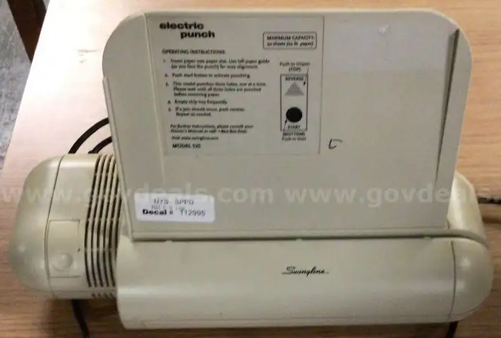 Swingline Electric Hole Puncher | GovDeals