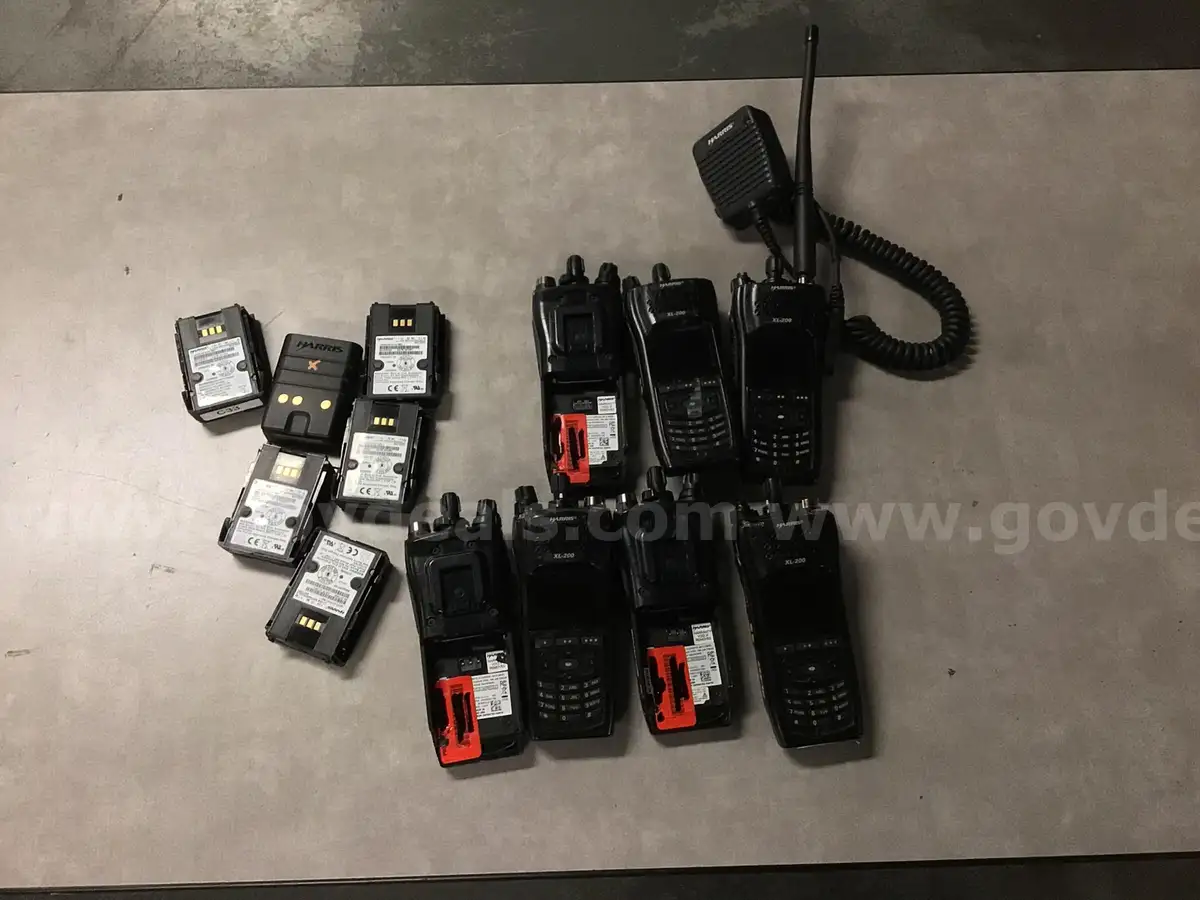 (7) Harris Two Way Radios | AllSurplus