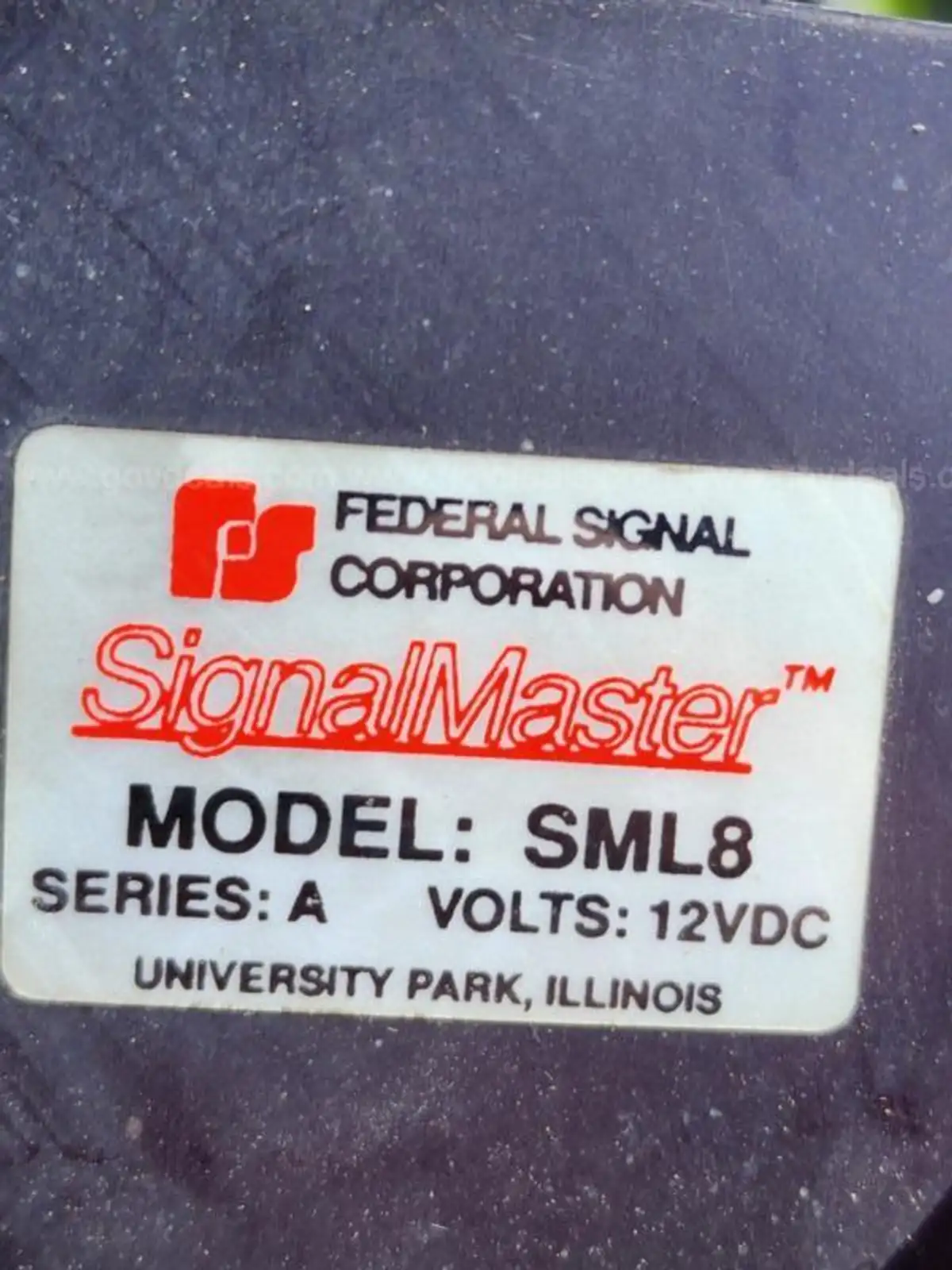 Federal Signal SignalMaster 8 Lamp SML8 Light Bar | AllSurplus
