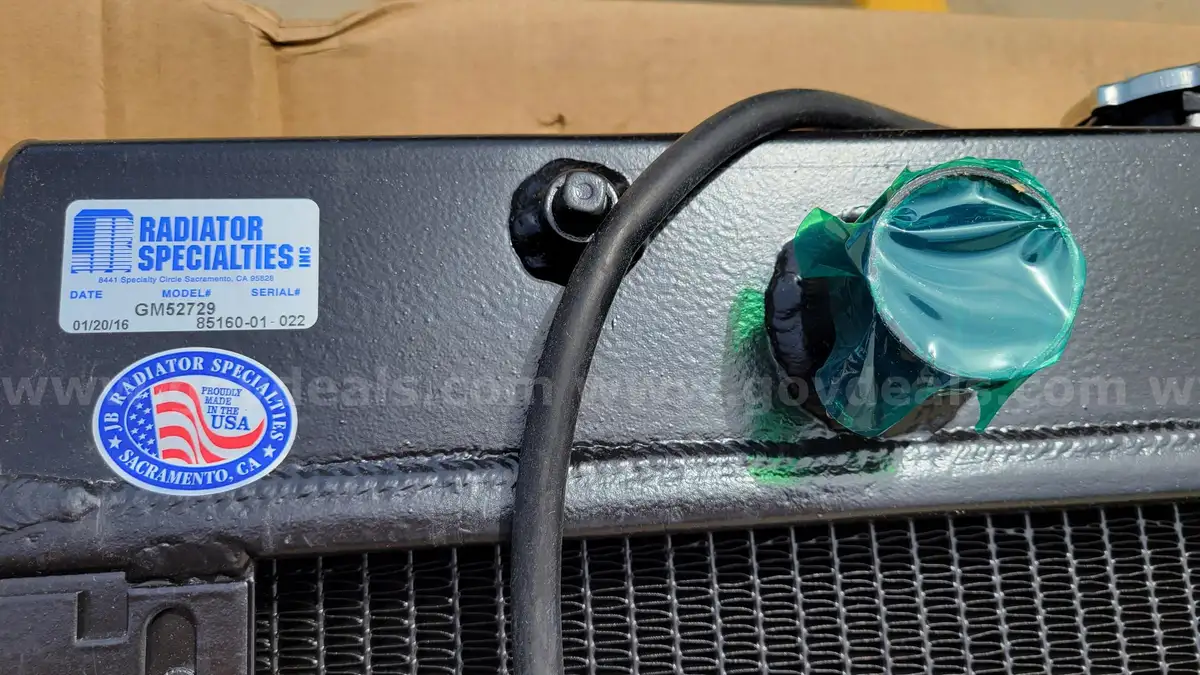 RADIATOR SPECIALTIES: New (2016) GM52729 Radiator for Kohler Generators ...