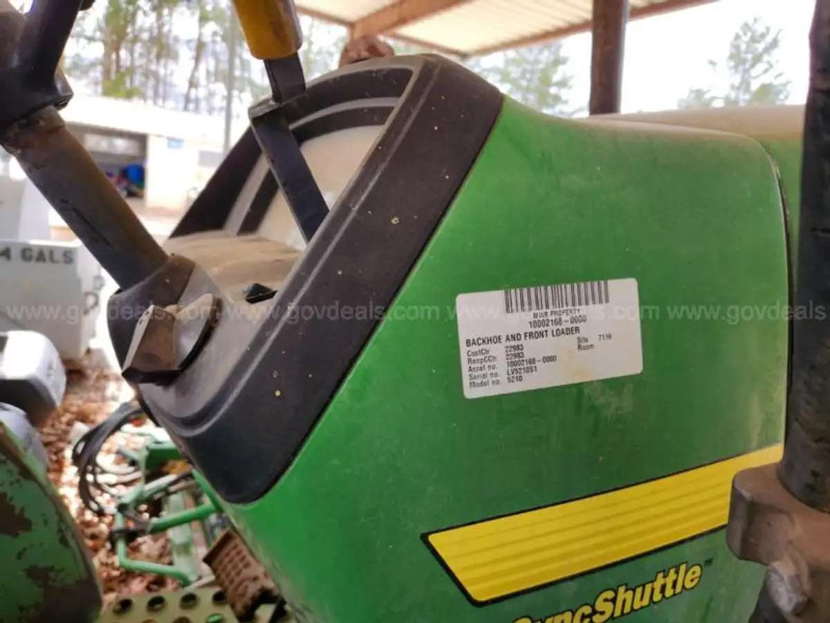 John Deere 5210 Tractor w/JD 520 Loader Frame and Bucket | AllSurplus