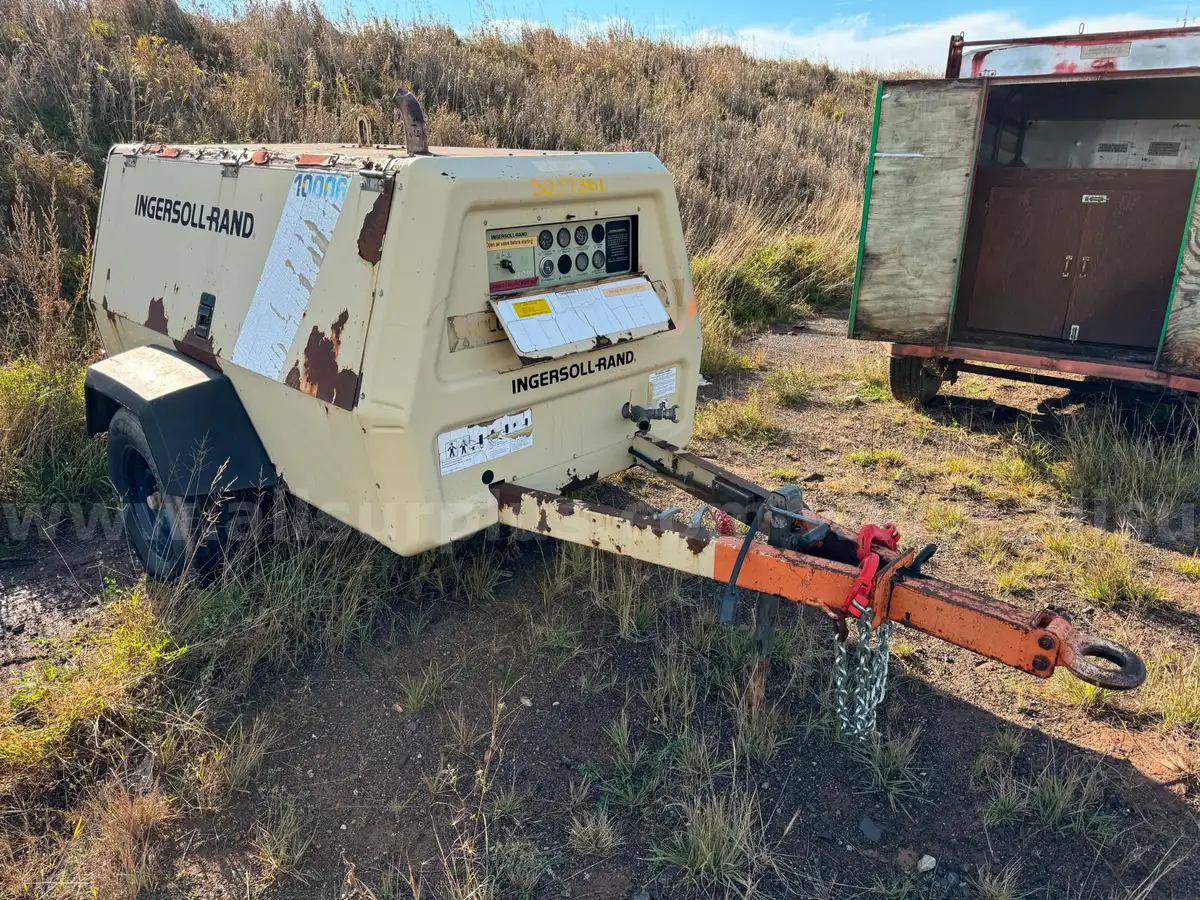 Compressor, Trailer Mounted Air Compressor, 185CFM, Qty 1 | AllSurplus