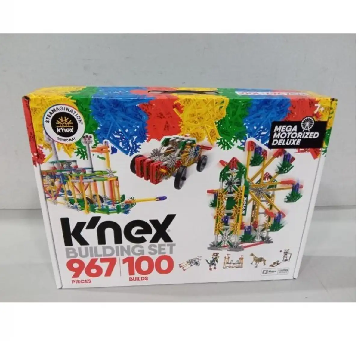 K nex Mega Motorized Deluxe Building Set Steamagination Inspired Play | AllSurplus | Pittston