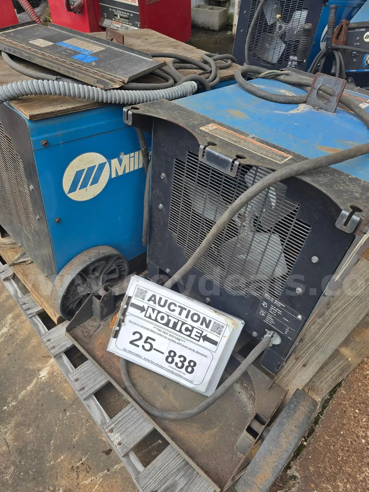 1 - Miller Shopmate 300 DX and 1 - Miller Dialarc 250 AC/DC | GovDeals