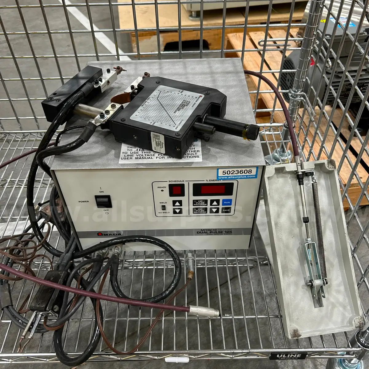 Miyachi Unitek Dual Pulse 125 Welding Power Supply with TL-080B-F ...