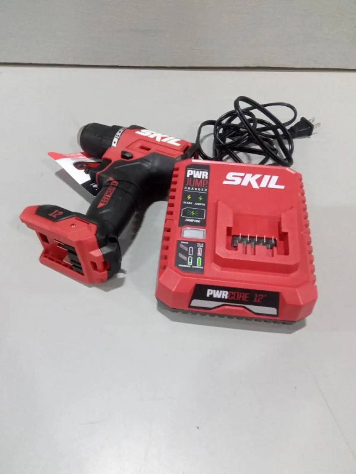 (1 Charger Included only) SKIL 12-volt 1/2-in Brushless Cordless Drill ...