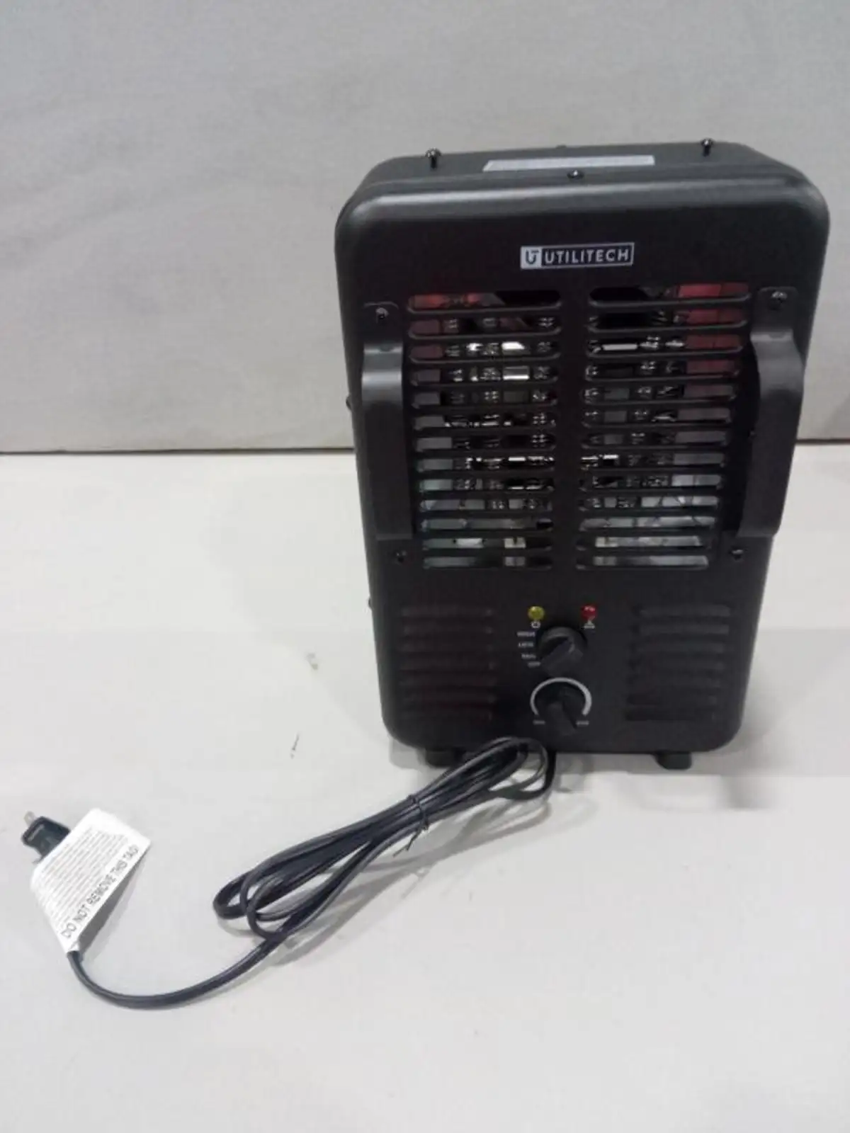 Utilitech Up to 1500-Watt Utility Fan Utility Indoor Electric Space ...