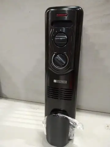 Utilitech Up to 1500-Watt Oil-filled Radiant Utility Indoor Electric ...