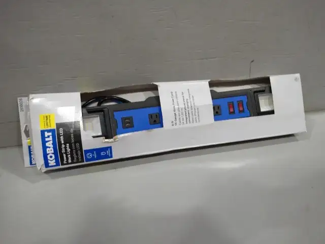 Kobalt 6-ft 4-Outlet 2-USB Ports Indoor Blue Power Strip | AllSurplus ...