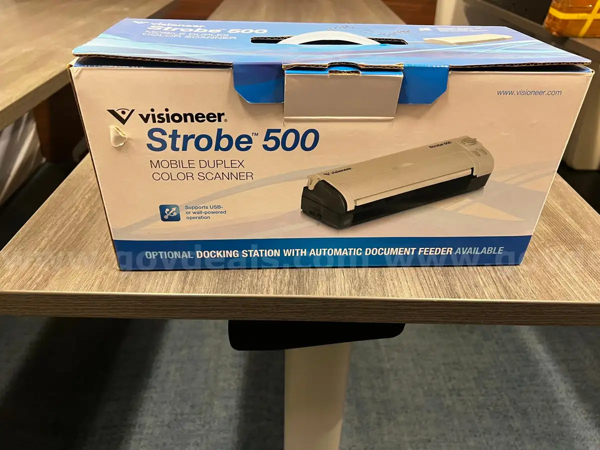 Visioneer strobe 500 mobile duplex color scanner | AllSurplus