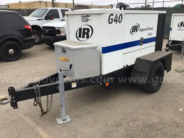 2010 DOOSAN INGERSOL G240 TRAILER W/GENERATOR | GovDeals