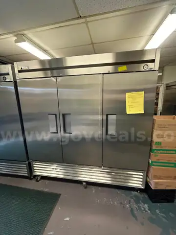 True 3 Door Freezer on Wheels | AllSurplus