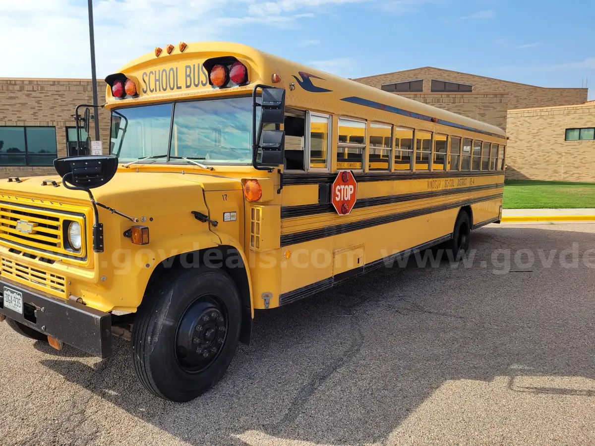 1989 Chevrolet B6P042 School Bus | GovDeals