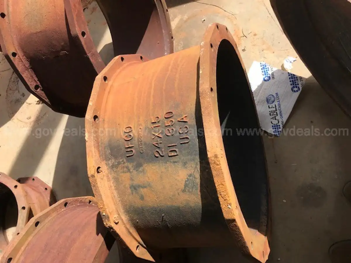 3 - 24x15 MJ ductile iron solid sleeves | GovDeals