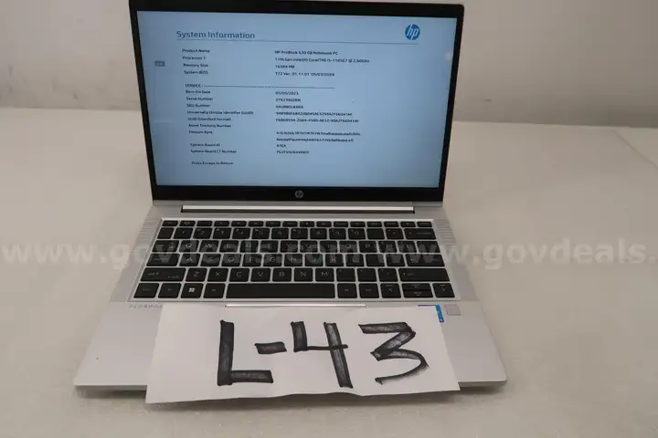 LOT of (45) HP ELITEBOOK AND PROBOOK W/512G SSD | AllSurplus