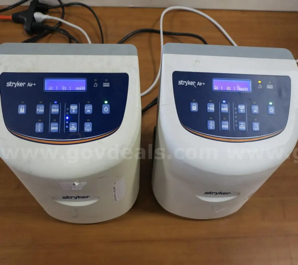 (2) STRYKER AIR PATIENT MATTRESS PUMPS TESTED! | AllSurplus