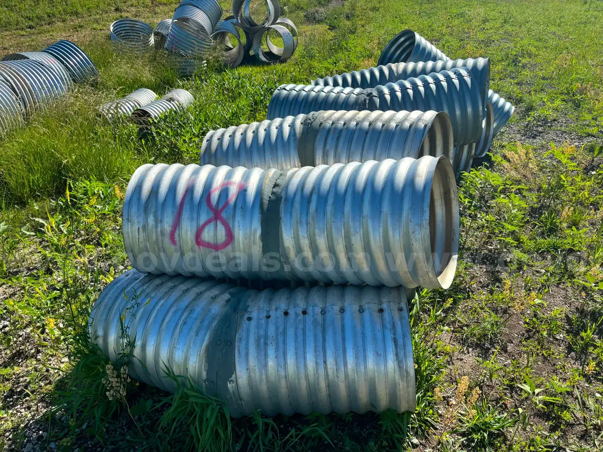 18 inch corrugated metal culvert 22.5 degree elbows | AllSurplus