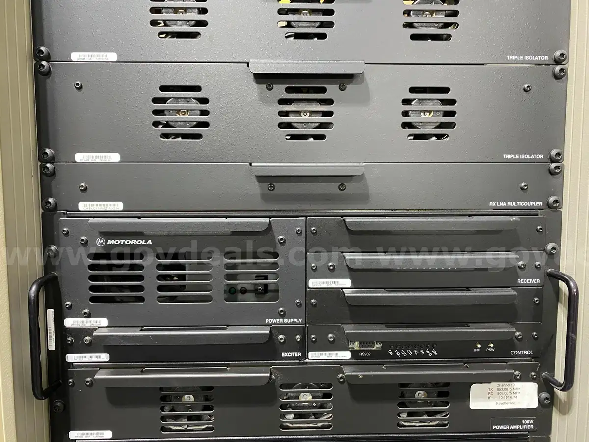Motorola P25 800, 18 channel Mhz Trunking System | AllSurplus