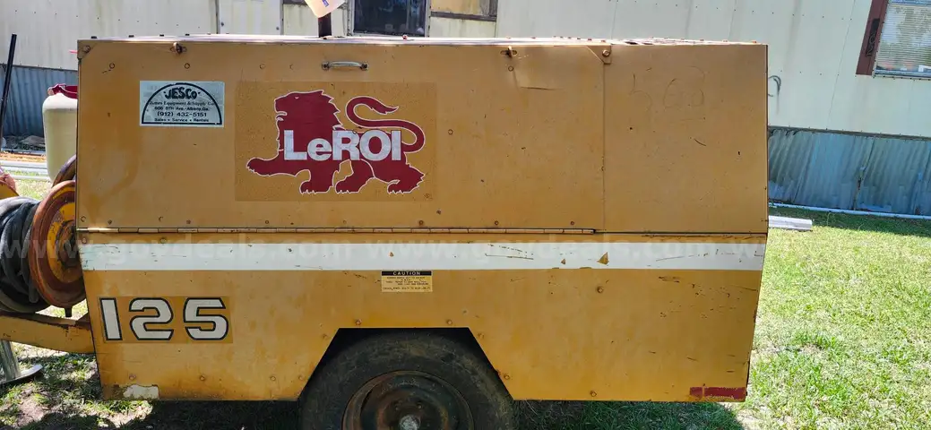 LeROI Dresser Air Compressor 125 CFM 100 PSI | GovDeals