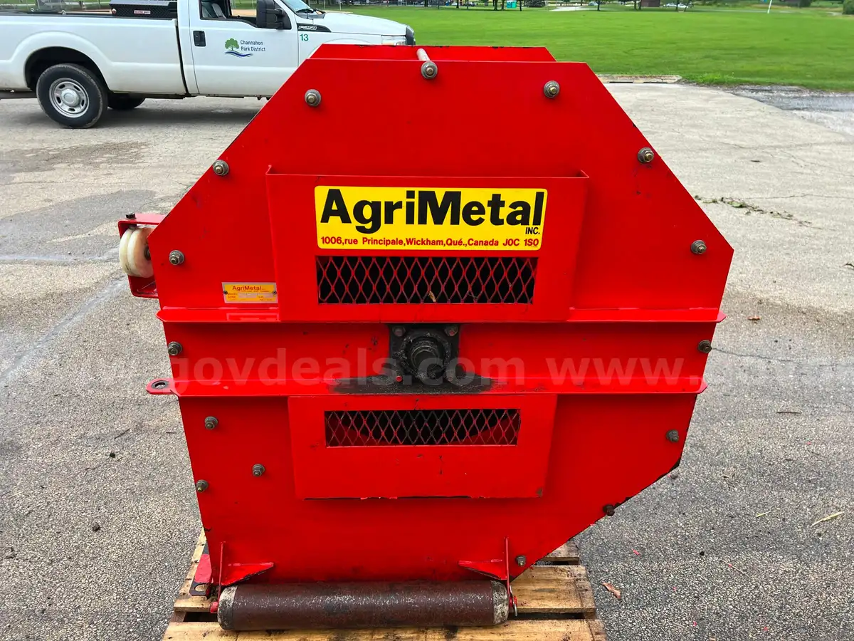 AgriMetal 3 point PTO blower attachment | AllSurplus