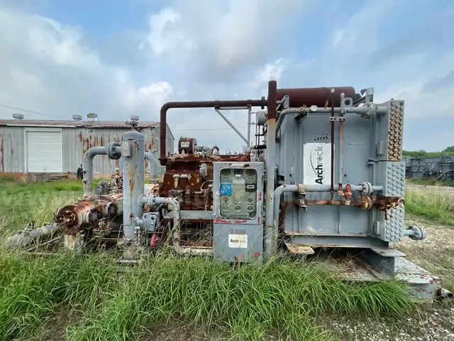 Caterpillar G342NA Natural Gas Compressor Skid | AllSurplus