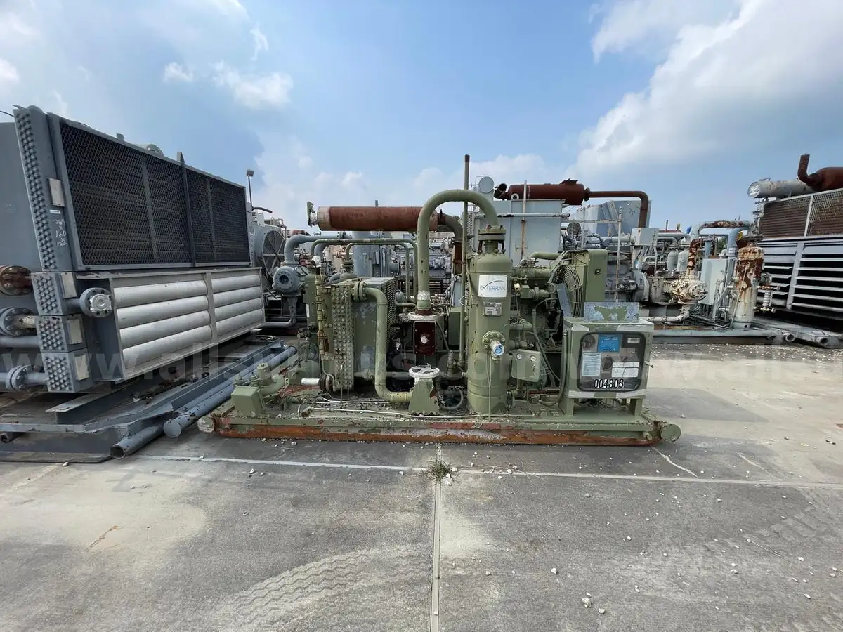 Gemini MPD Compressor Skid, 3in Stroke, 1800rpm, w/ CAT 3304 Engine ...