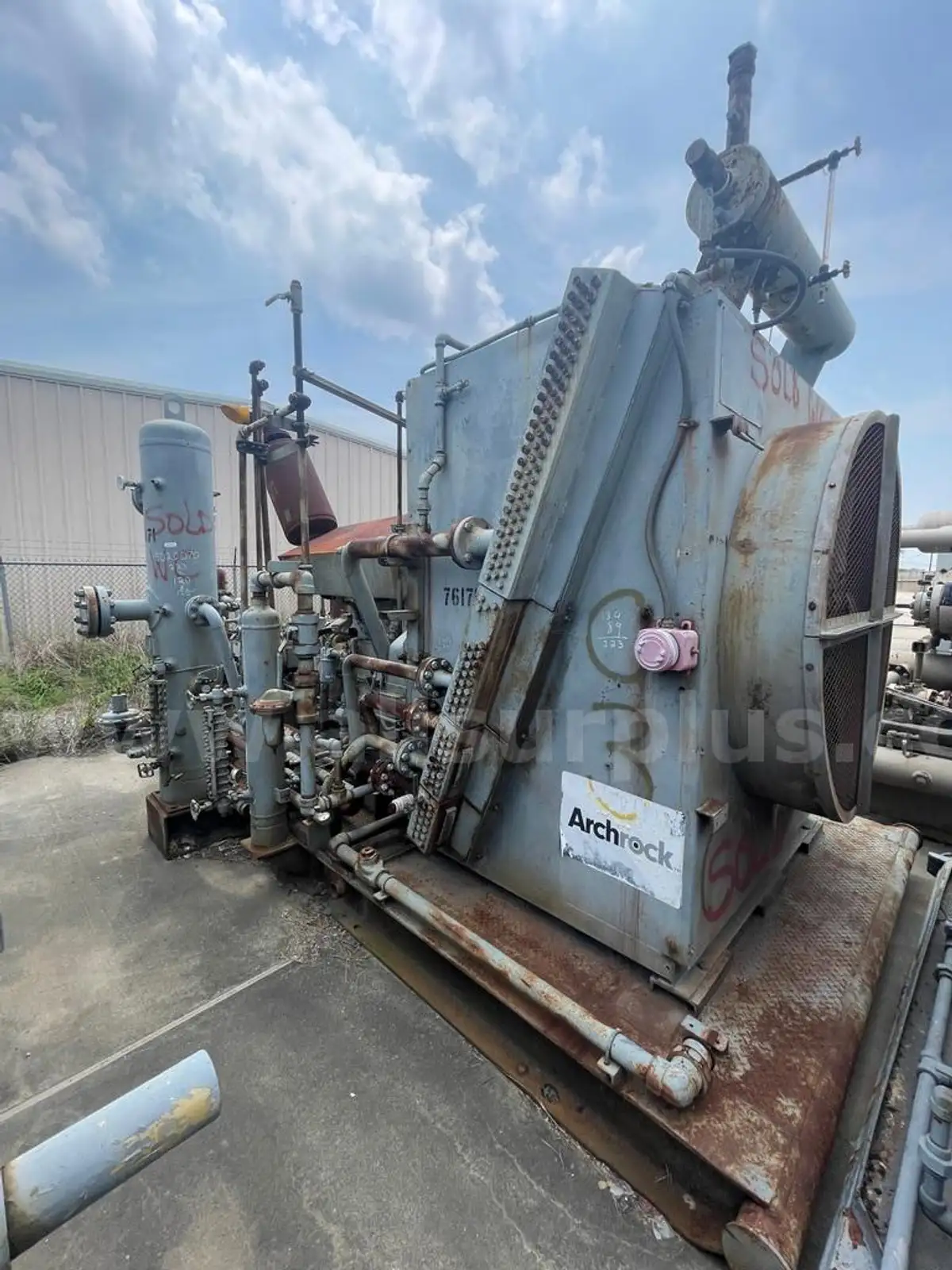 Ariel Natural Gas Compressor Skid, w/Waukesha F1197G Engine | AllSurplus