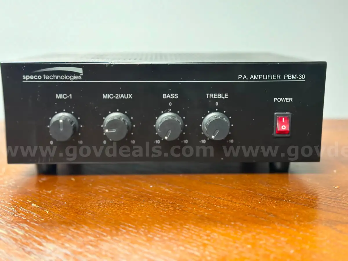 PBM-30 P.A. Amplifier | AllSurplus