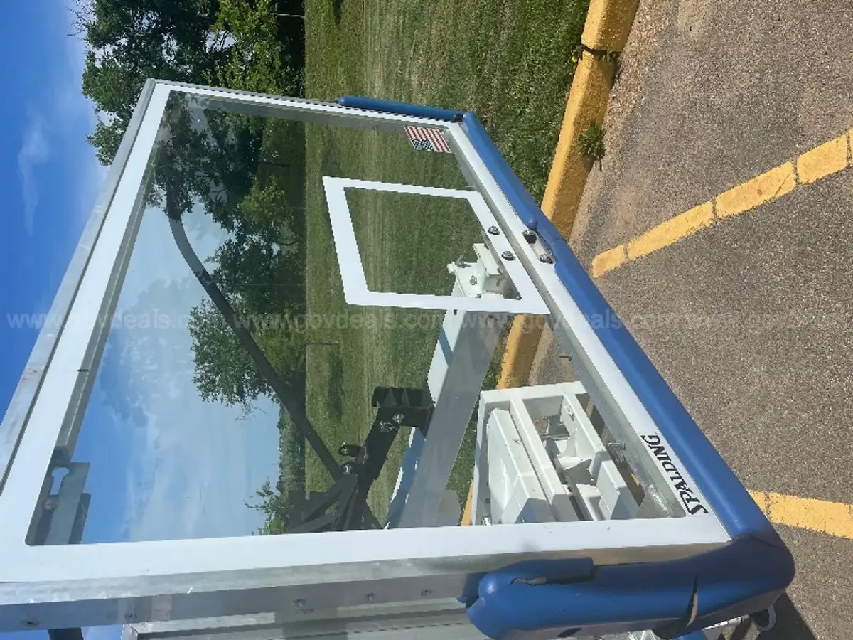 Spalding NBA portable basketball backstop | GovDeals