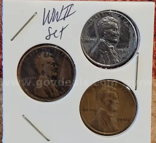 WWII Penny Set - Includes Steel Penny | GovDeals