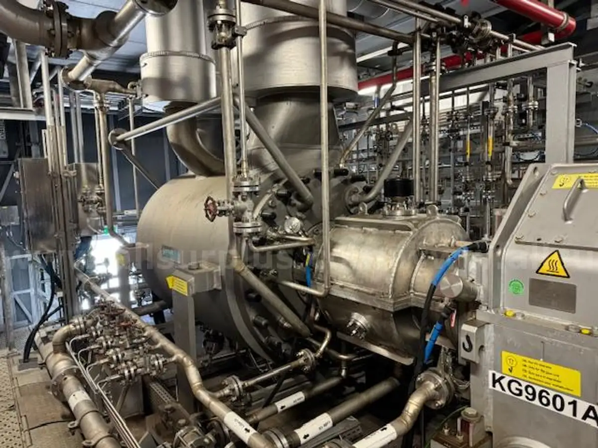 Siemens STC-SV (08-8-B) Two Stage Centrifugal Gas Compressor (2014 ...