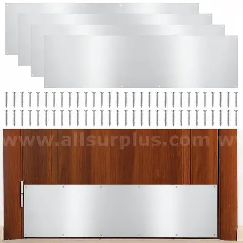 Tatuo 4 Pcs Door Kick Plates Kick Plates for Exterior | AllSurplus ...