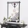 Chende Decorative Wall Mirror with Shelf 25" x 36" - Black | AllSurplus ...