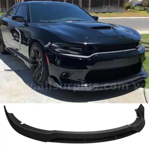MUTUSAISI Matte Black Front Bumper Lower Lip Splitter Kit | AllSurplus ...