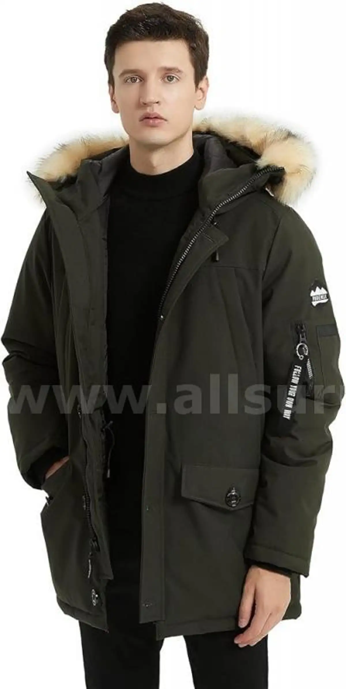 PUREMSX Winter Coats for Men Windproof Water Resistant | AllSurplus ...