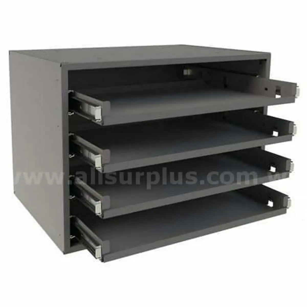 Durham 307B-95 Gray Cold Rolled Steel Bearing Rack for 4 | AllSurplus ...