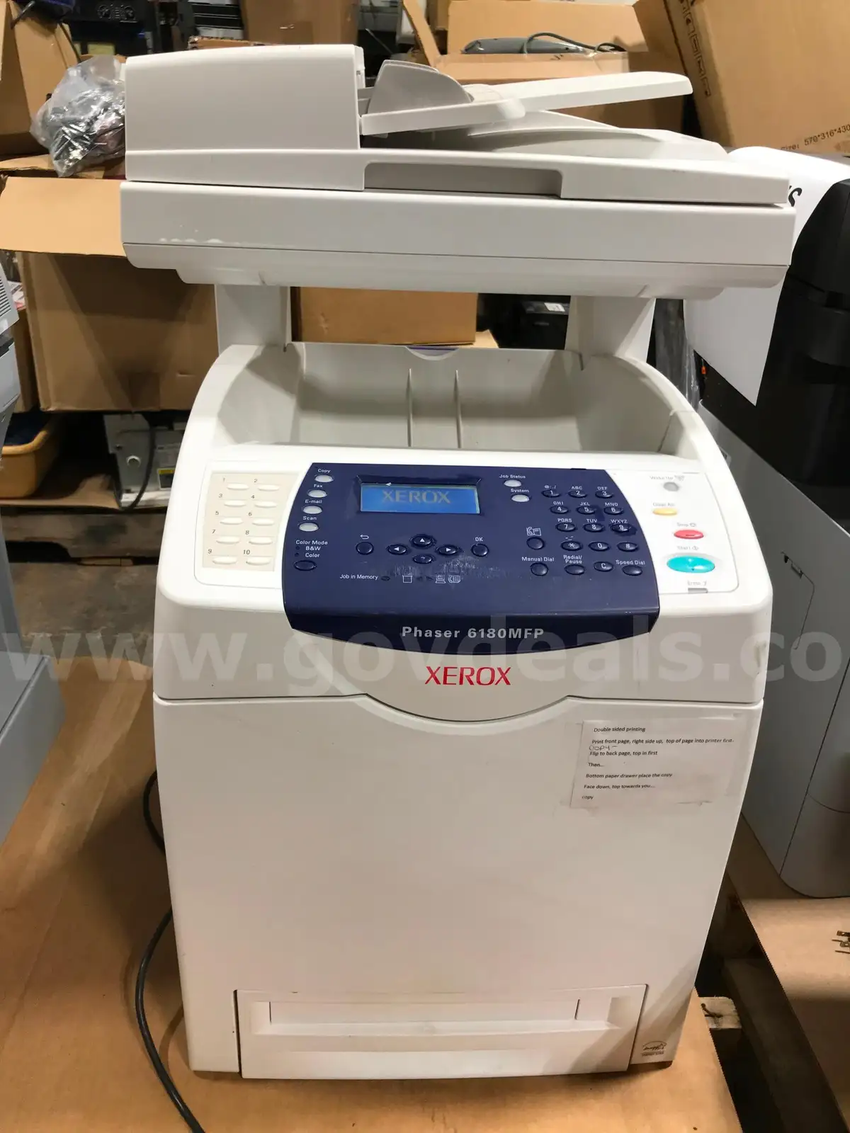 XEROX PHASER 6180MFP MULT-FUNCTION PRINTER | GovDeals