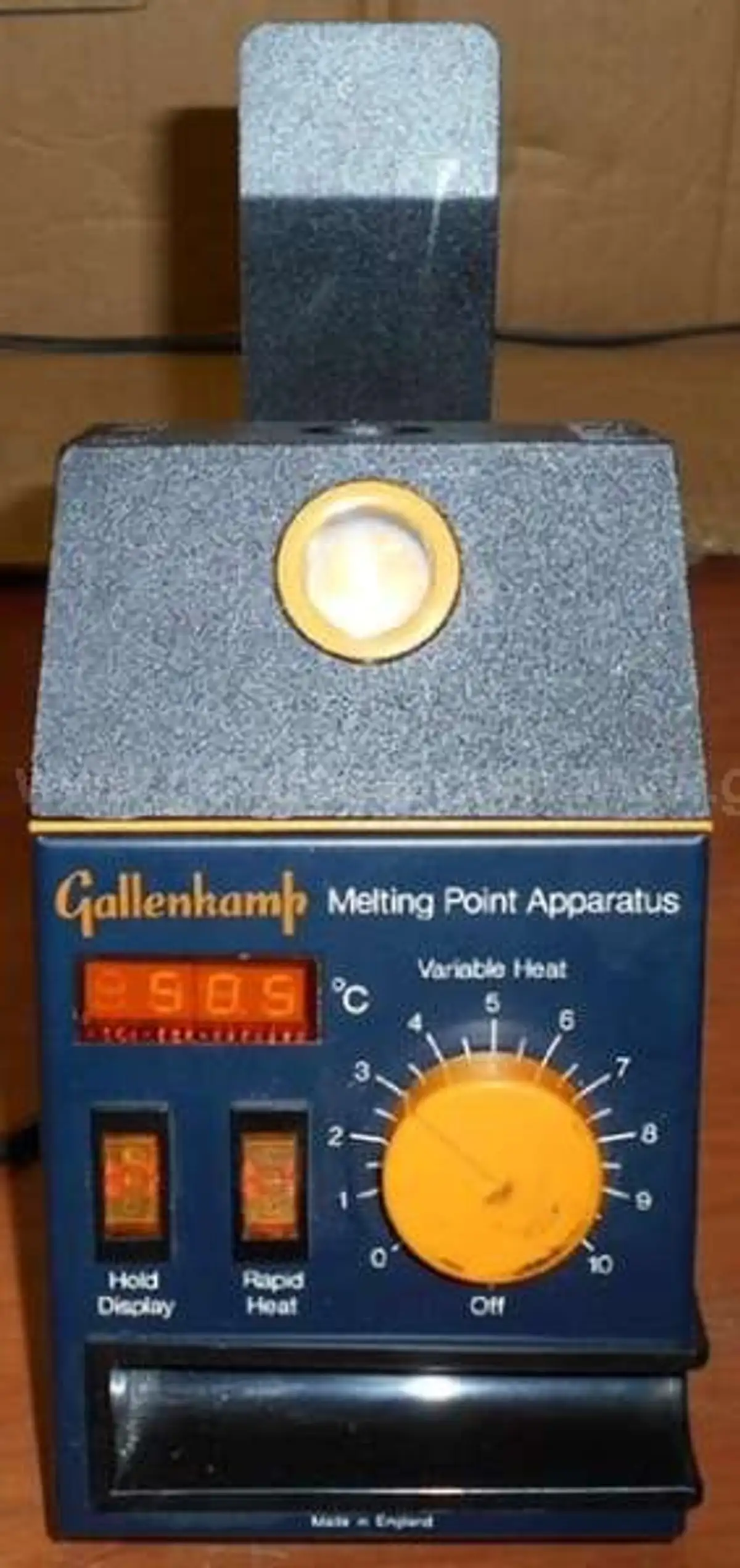 One (1) Gallenkamp Melting Point Apparatus | GovDeals