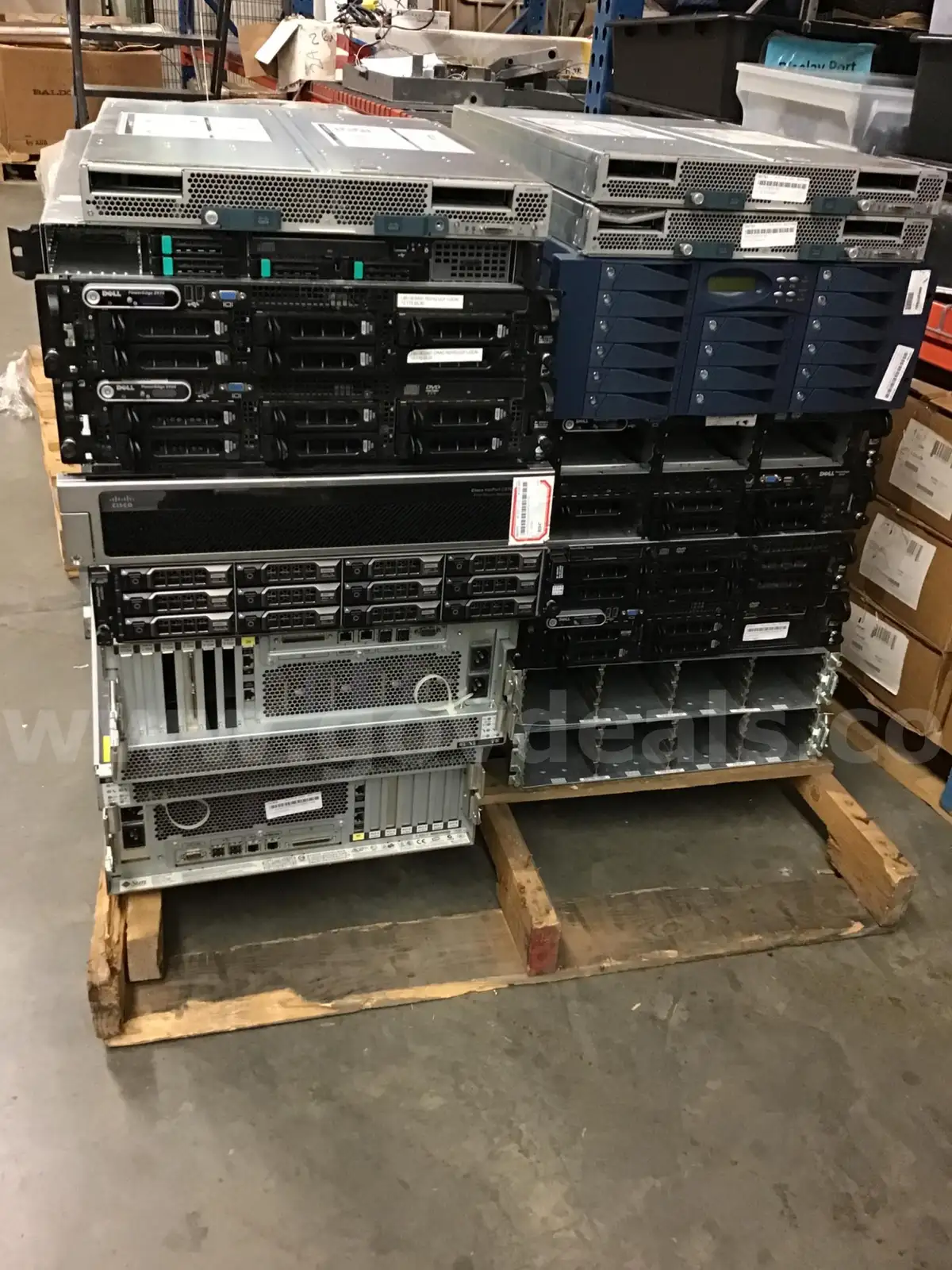 One (1) Pallet of Rack-Mounted Computer Servers | GovDeals