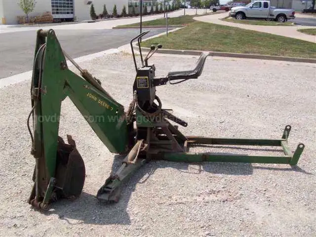 John Deere Model 7 Backhoe Attachment | GovDeals