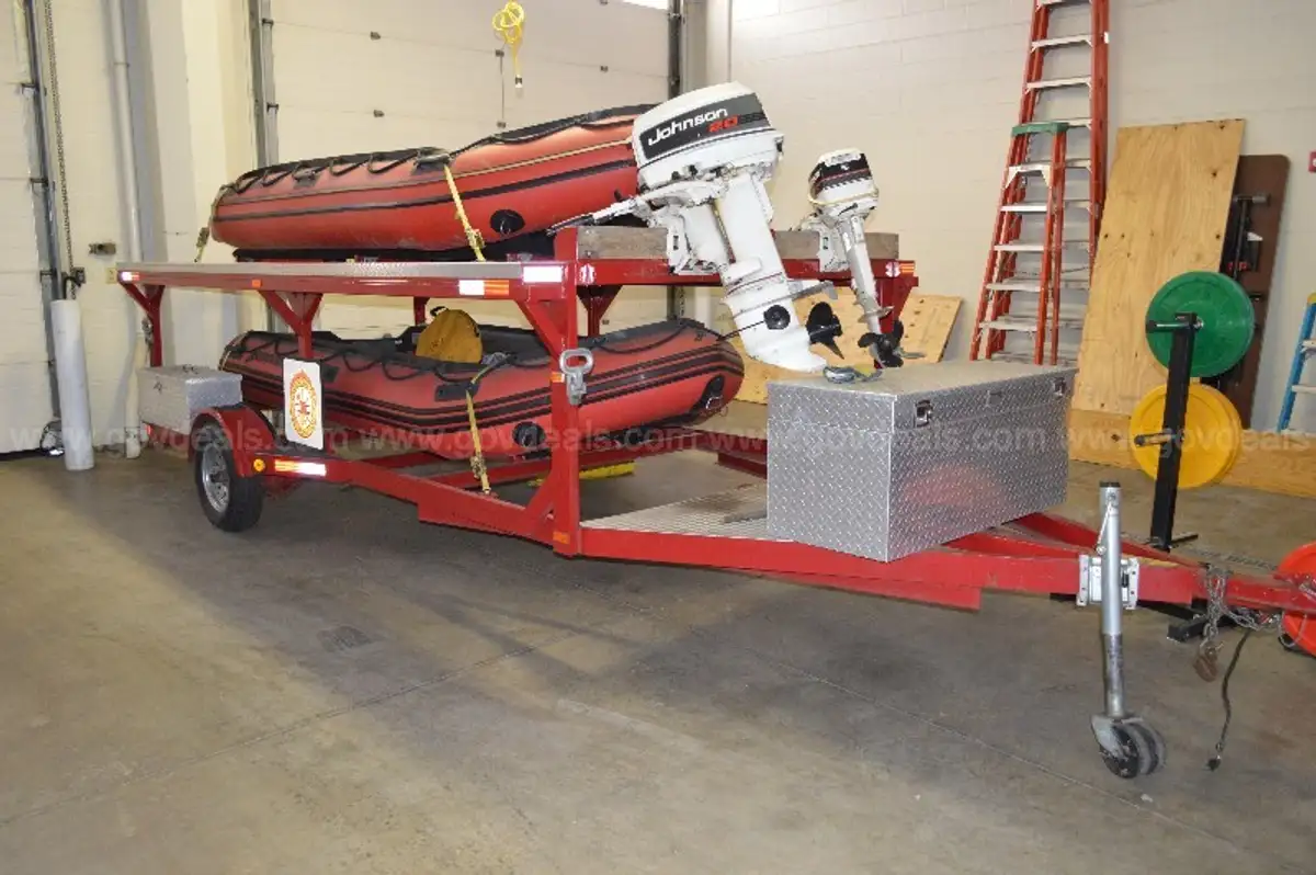 Custom Double Stack Boat Trailer | GovDeals