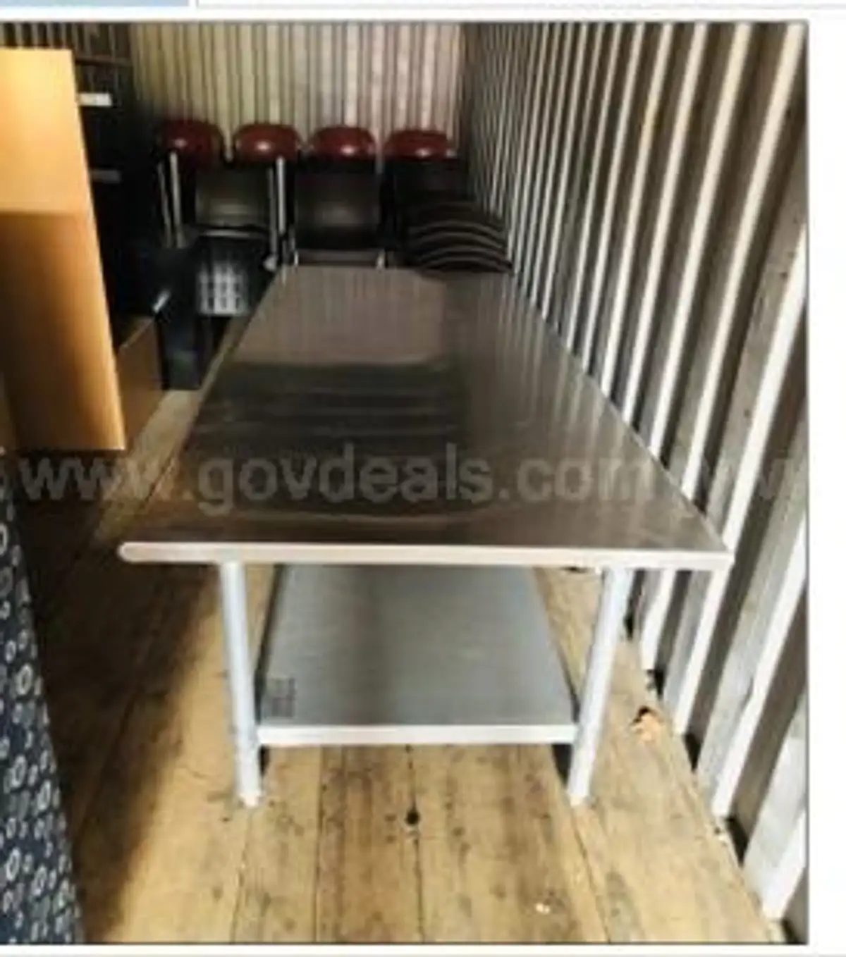 FOR SALE one stainless steel food service table | AllSurplus