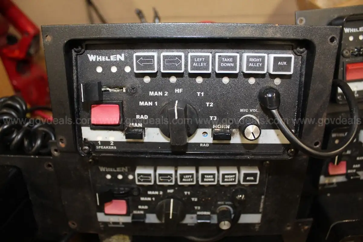 1 lot of (10) Whelen overhead light control boxes | AllSurplus