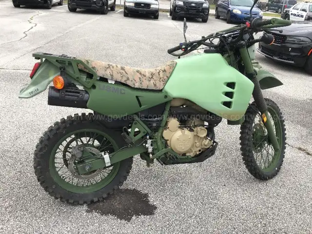 Diesel Military Motorcycle M1030M1 -2000 Kawasaki KL650-A | GovDeals