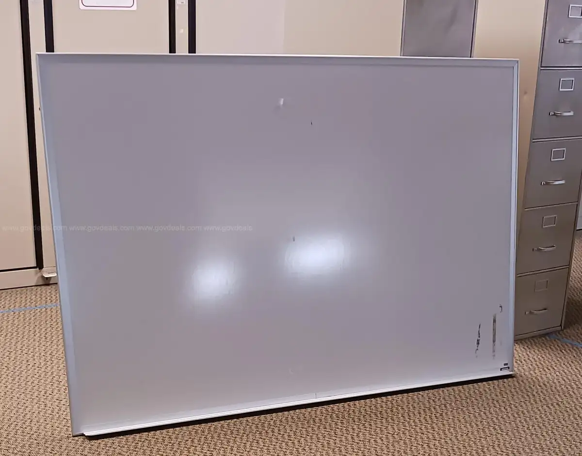 Dry Erase Board and Gray Laminate Counter Top Bundle | GovDeals